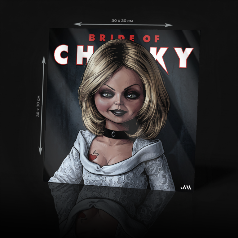 BRIDE OF CHUCKY – TIFFANY ACRYLIC POSTER – DESIGN-JM